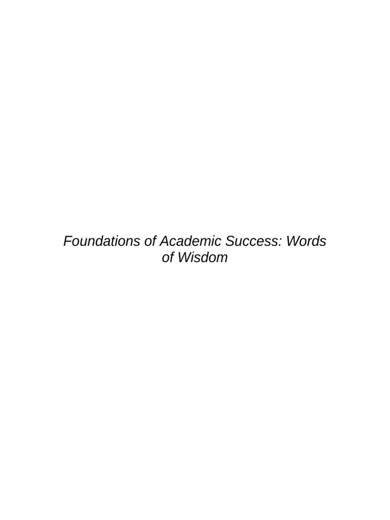 Academic Success Foundations Guide | PDF | License | International Student