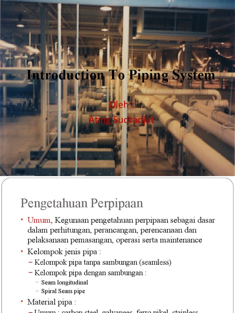6.introduction To Piping System | PDF