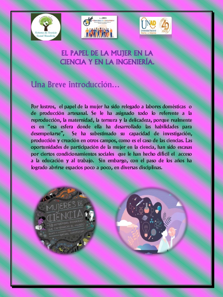 Infografia Las Mujeres En La Ciencia Pdf Ciencia Y Tecnología Science