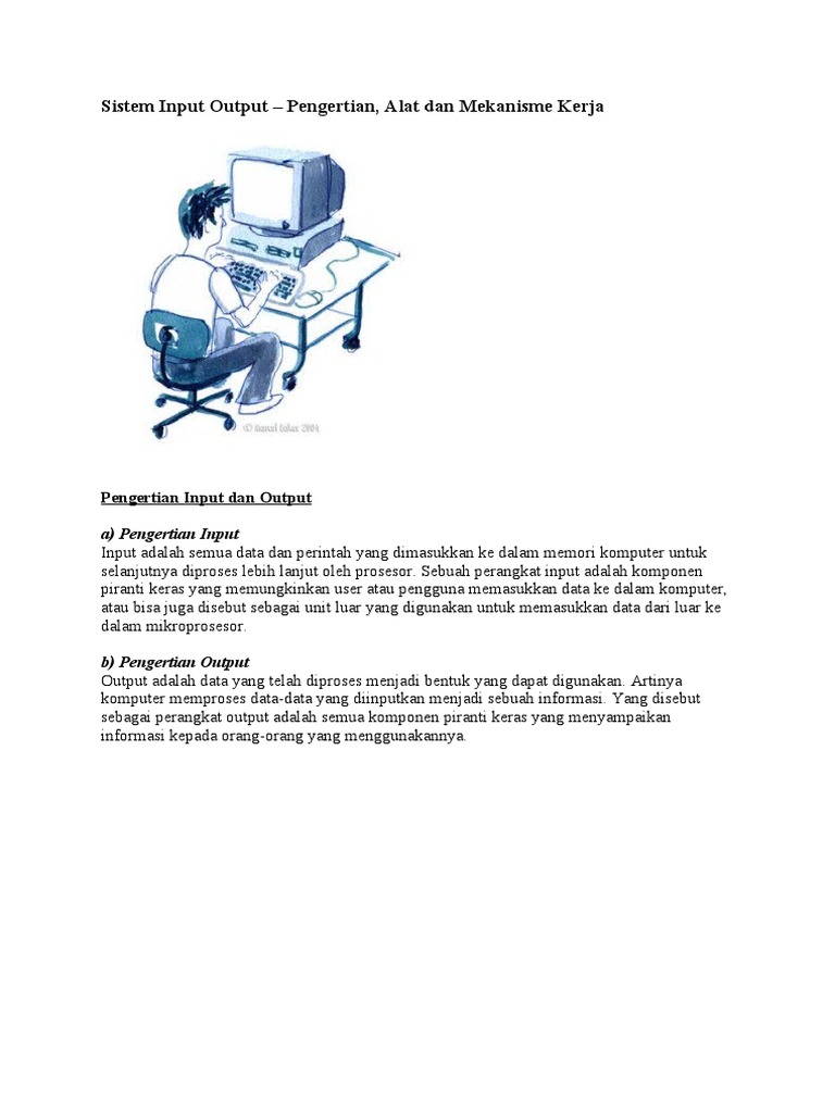 Sistem Input Output | PDF