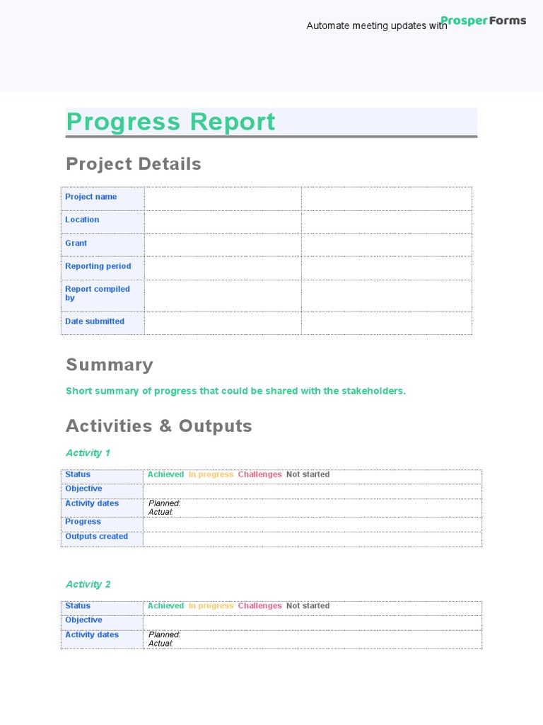 General Progress Report | PDF | Computing | Business