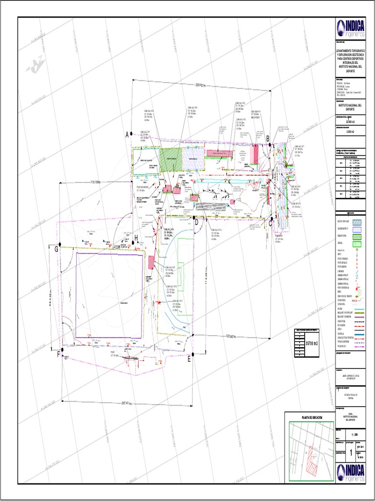 Topografia Estadio Parral | PDF | Deportes | Naturaleza