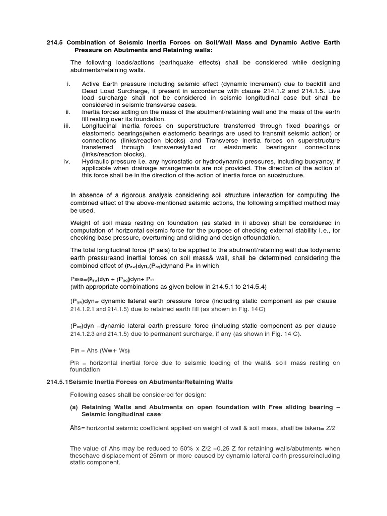 IRC-6-CNew Clause - 214.5-Approved by B2 in 19th Meeting | PDF | Force ...