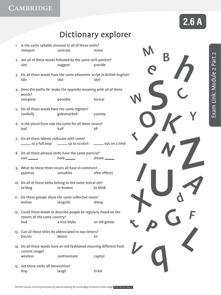 M2 L4 Using Reference Resources | PDF | Word | Grammar