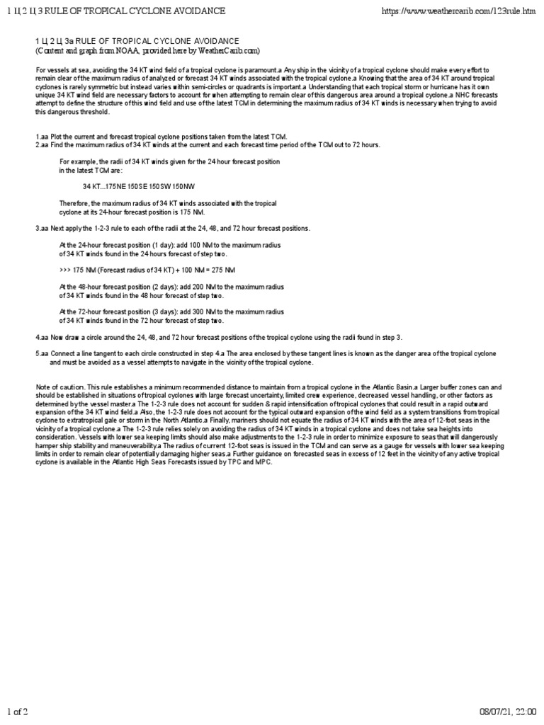 123 Rule For TRS MMD DG Shipping | PDF | Atlantic Hurricanes | Tropical ...