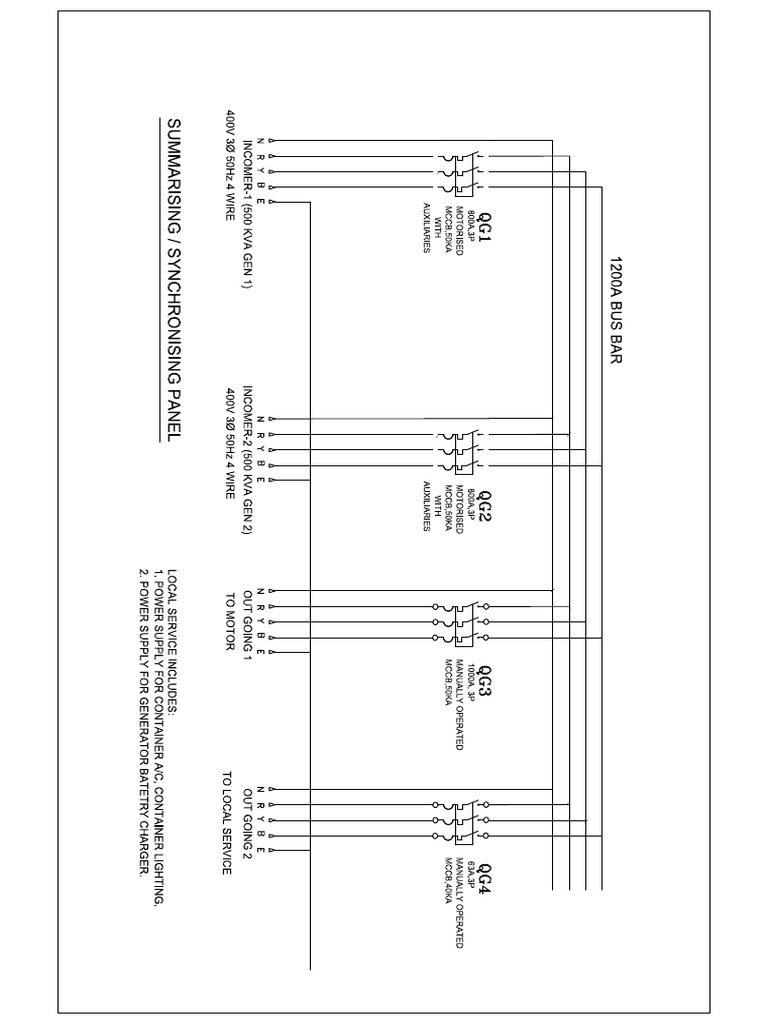 Single Line Diagram | PDF
