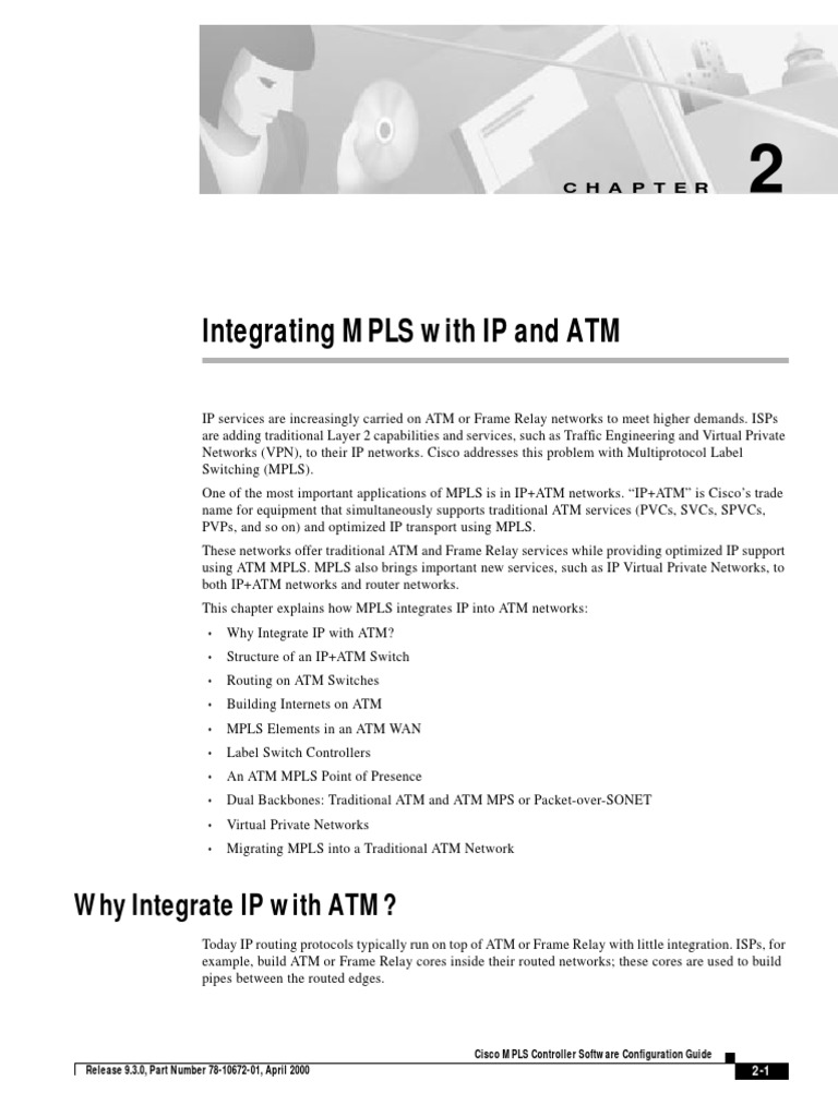 Cisco IP Plus ATM | PDF | Multiprotocol Label Switching | Networking