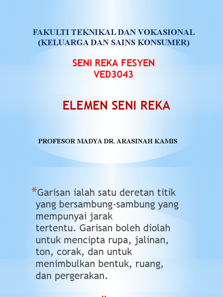 Elemen Asas Seni Reka | PDF