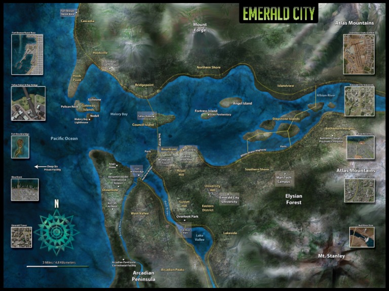 Emerald City Map | PDF