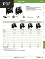 GE EB-25/26/27 Terminal Blocks Overview | PDF | Wire | Screw