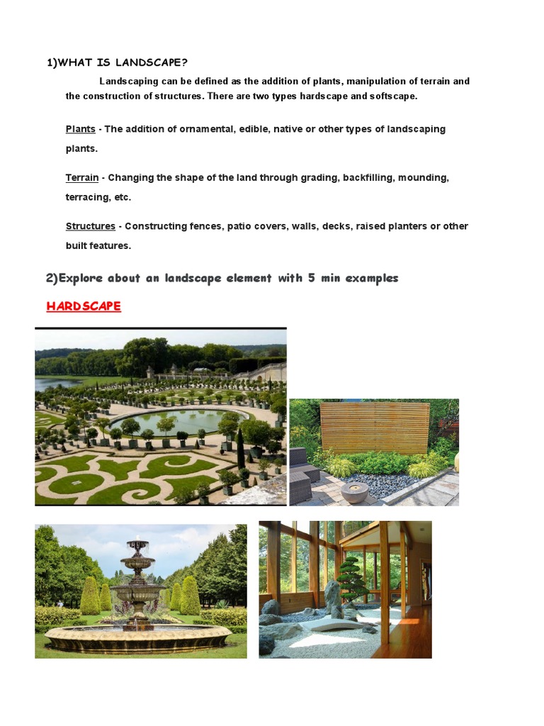 Landscape Design | PDF