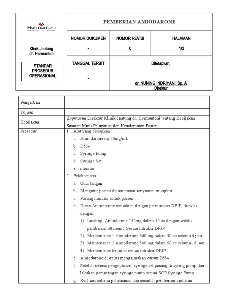 SPO AMiodarone | PDF