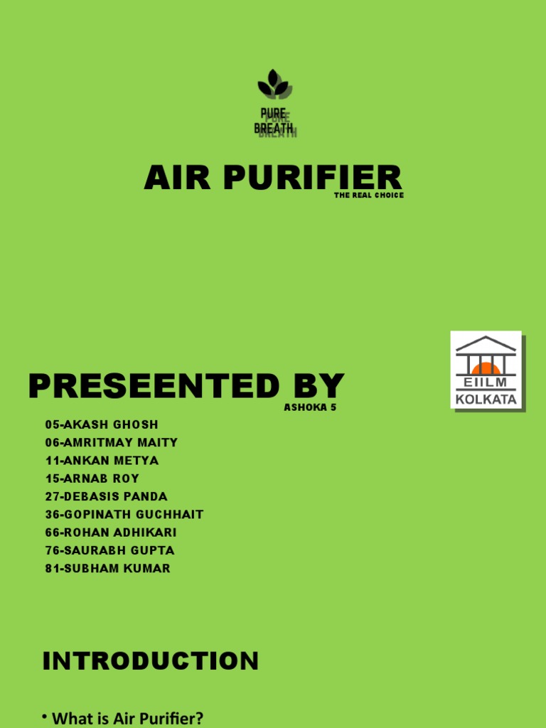 Air Purifier | PDF