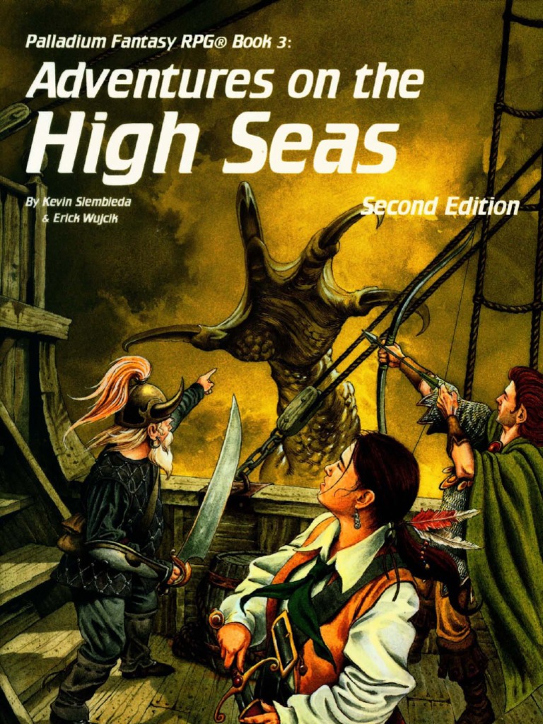 Palladium Fantasy Book 3 - Adventures On The High Seas | PDF