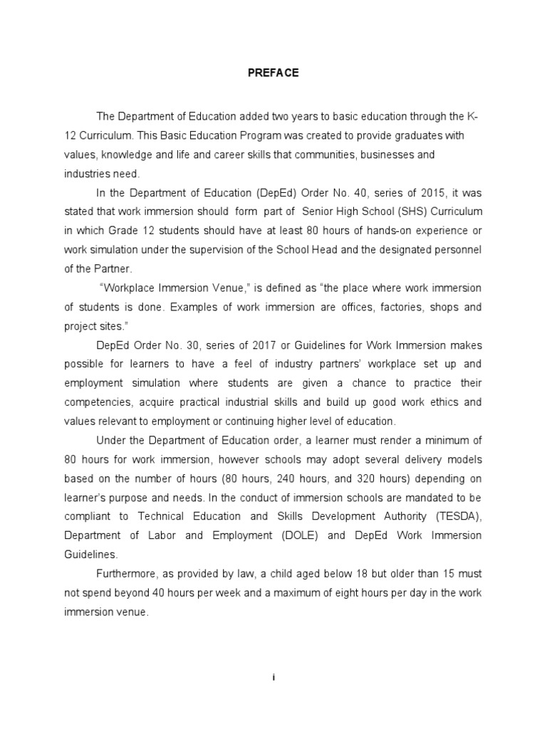 Pakening Preface NG Portfolio | PDF | Employment | Goal