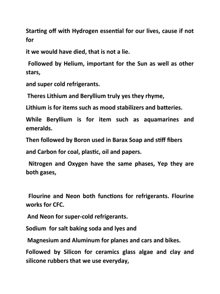Electron Mnemonics | PDF | Atoms | Periodic Table