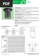 Industrial Strainer Specifications | PDF