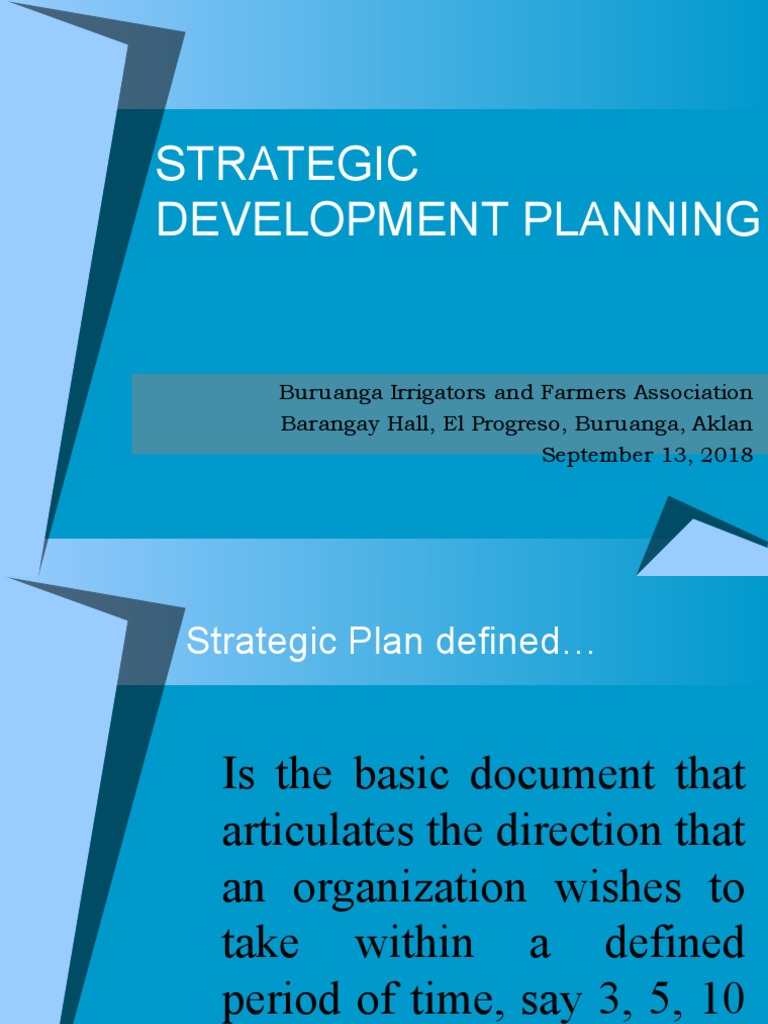 Strategic Development Planning | PDF | Strategic Management | Strategic ...