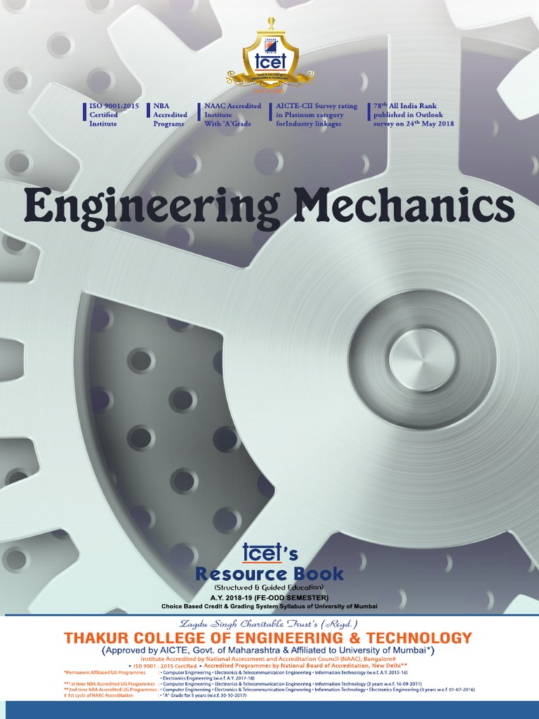 TCET FE EM Resource Book (2018-19) | PDF | Acceleration | Force