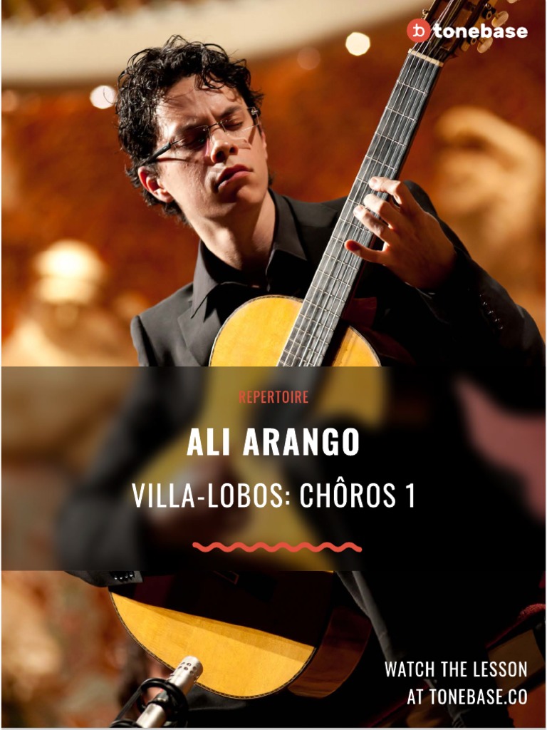 Villa-Lobos Chôros 1 Guitar Lesson | PDF | String Instruments | Harmony