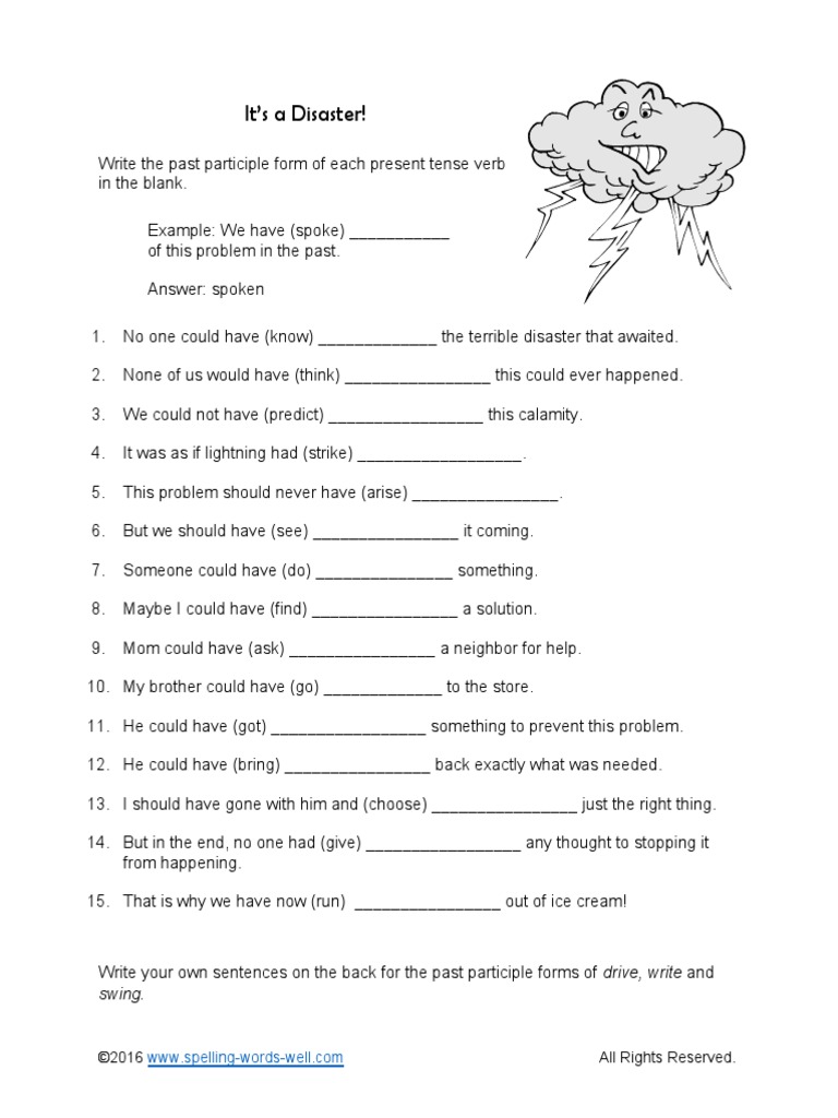 English Grammar Worksheets Disaster | PDF | Language Arts & Discipline ...