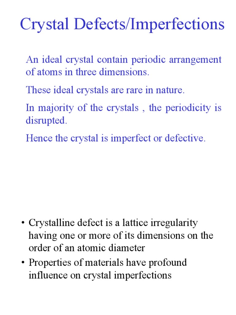 MBM M1 Imperfections | PDF | Dislocation | Crystallite