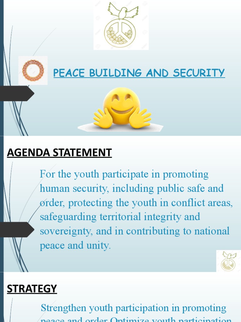Peace Building and Security | PDF | Peace | Peacebuilding