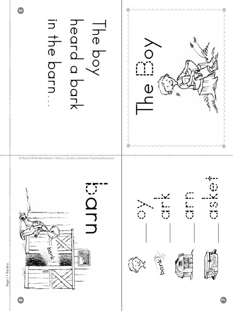 26 Read & Write Mini-Books © Nancy I. Sanders, Scholastic Teaching ...