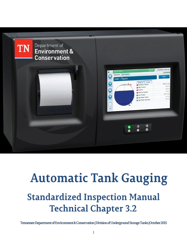 4 - Technical Chapter 3.2 Automatic Tank Gauging Final 10-26-15 | PDF ...