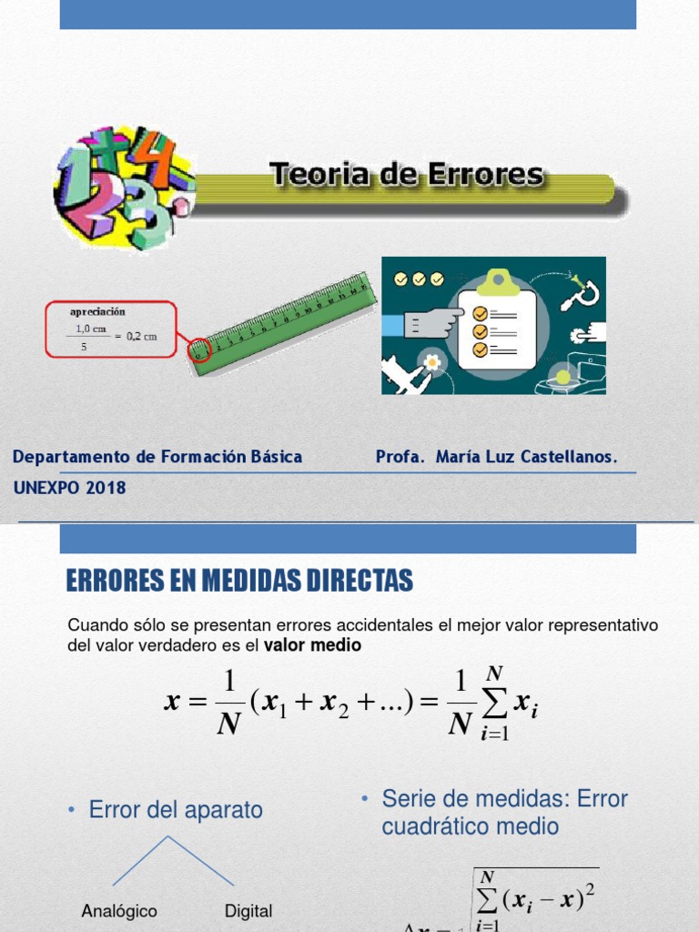 Cálculo de Errores | PDF | Medición | Metrología