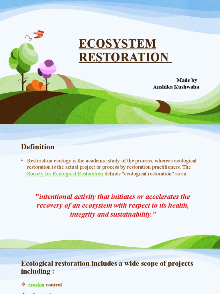 Ecosystem Restoration | PDF | Restoration Ecology | Ecology