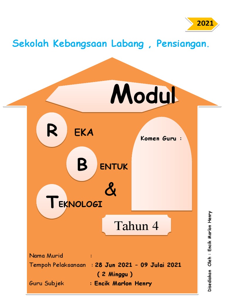 Modul RBT Tahun 4 (28 Jun - 09 Julai) | PDF