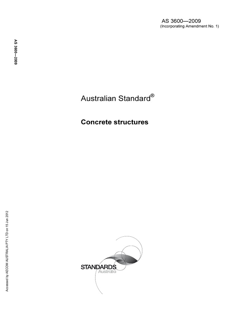 AS3600-2009 Concrete | PDF