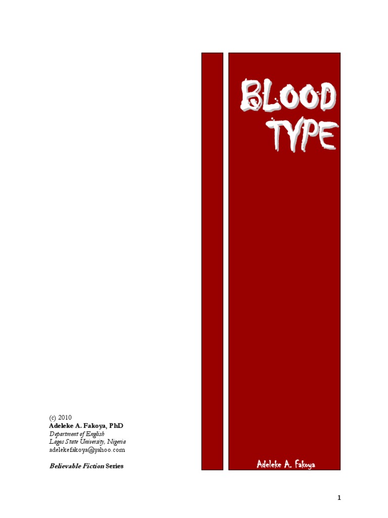 Blood Type | PDF