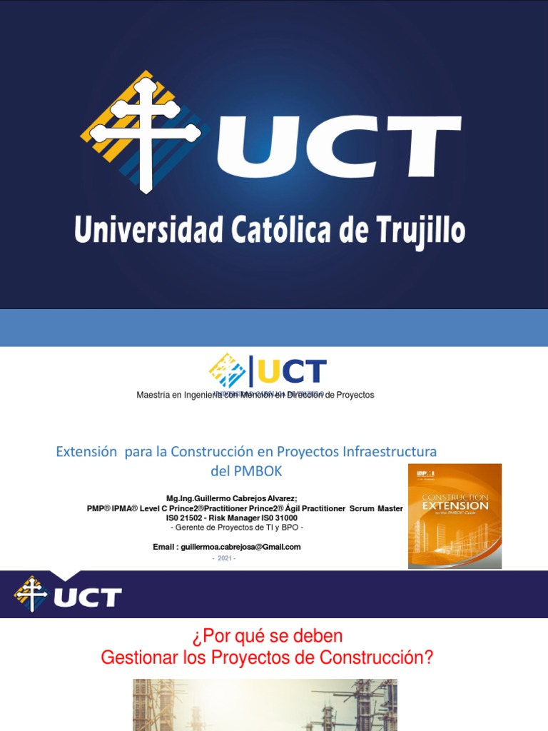 Extension de La Construcción Del PMBOK | PDF | Empresas | Gestión de proyectos