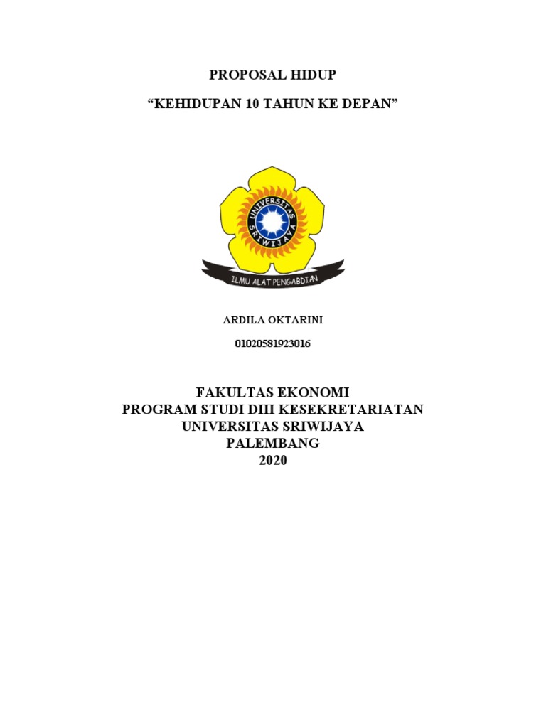 Rencana Hidup 10 Tahun Ardila Oktarini | PDF