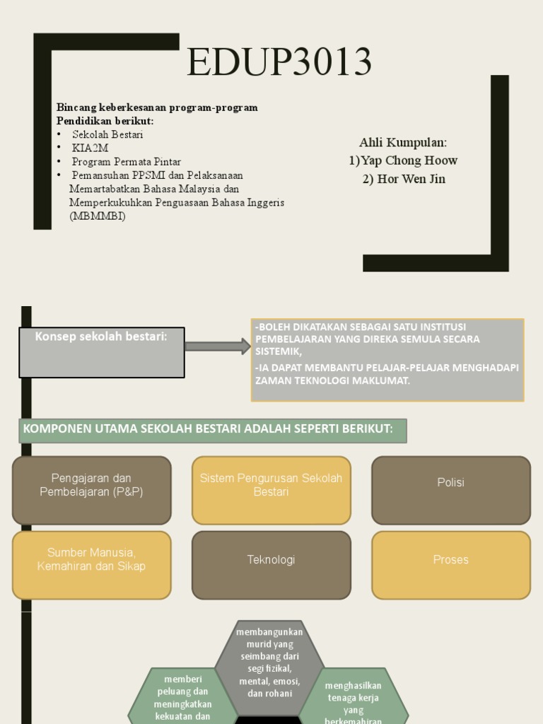 EDUP3013 Tutorial M5 | PDF