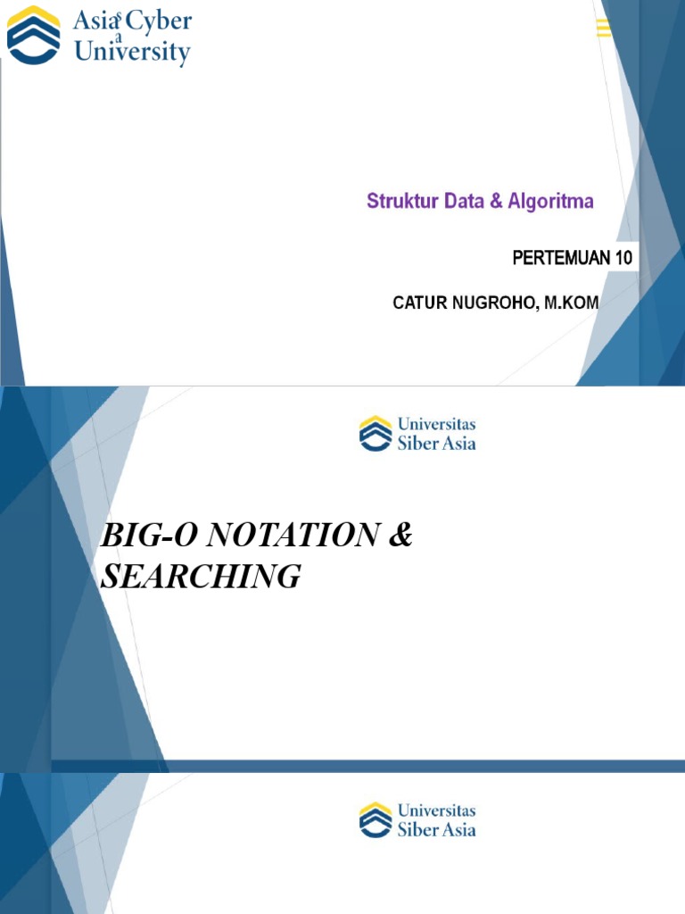 Struktur Data & Algoritma - Searching | PDF