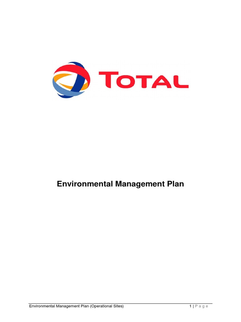 Environmental Management Plan (Operational Sites) 1 | PDF | Waste ...