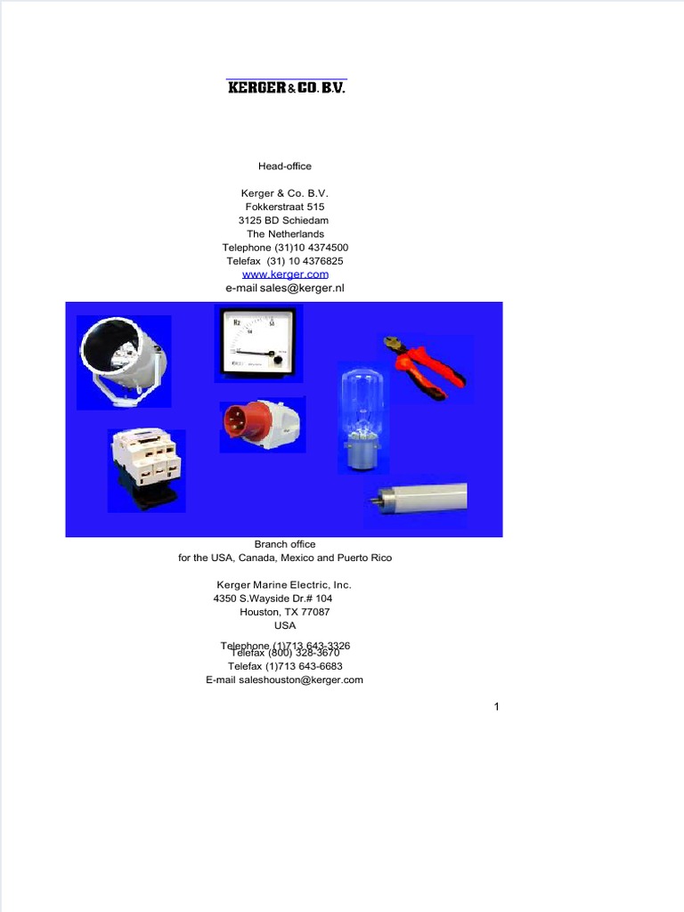 Kerger Catalog 0502 | PDF | Flashlight | Ac Power Plugs And Sockets