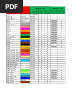 DMC Floss To RGB Values Conversion Chart | PDF | Blue | Rgb Color Model