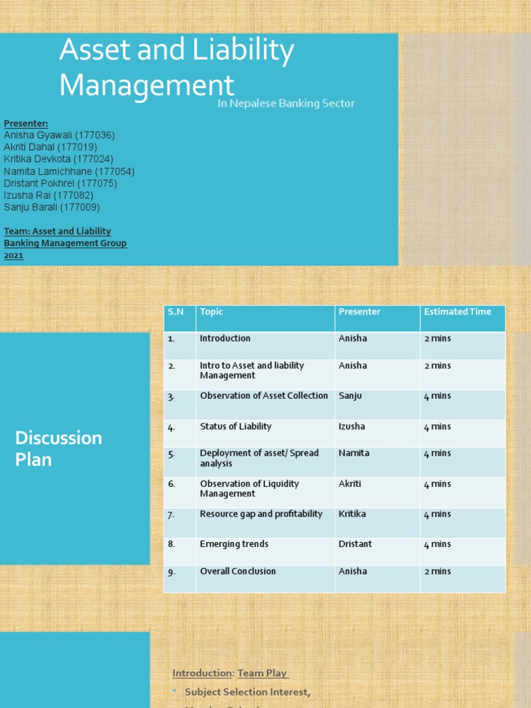 Asset and Liability Management | PDF