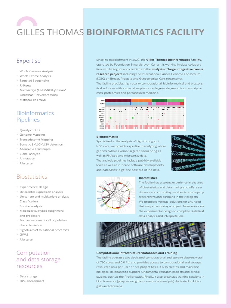 FSLC Fiche GillesThomas | PDF | Transcriptome | Bioinformatics