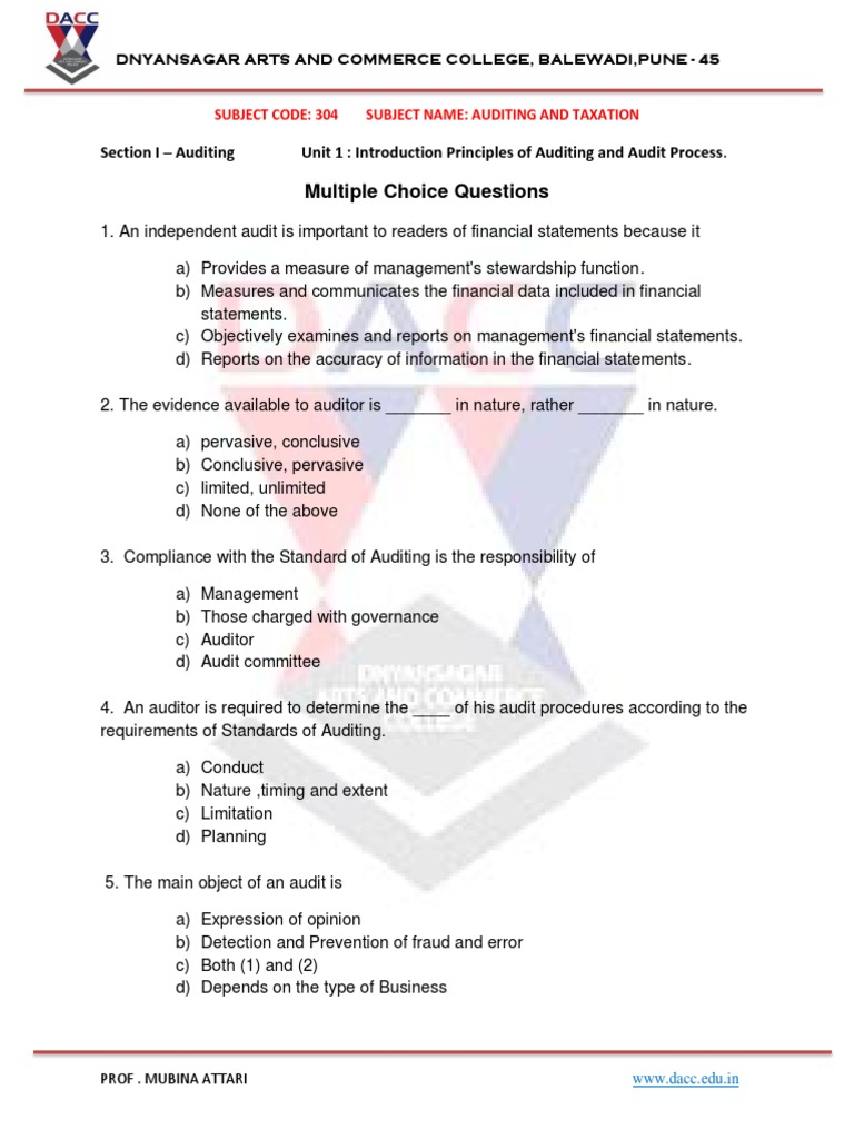 304 Audit TAxation | PDF | Financial Audit | Audit