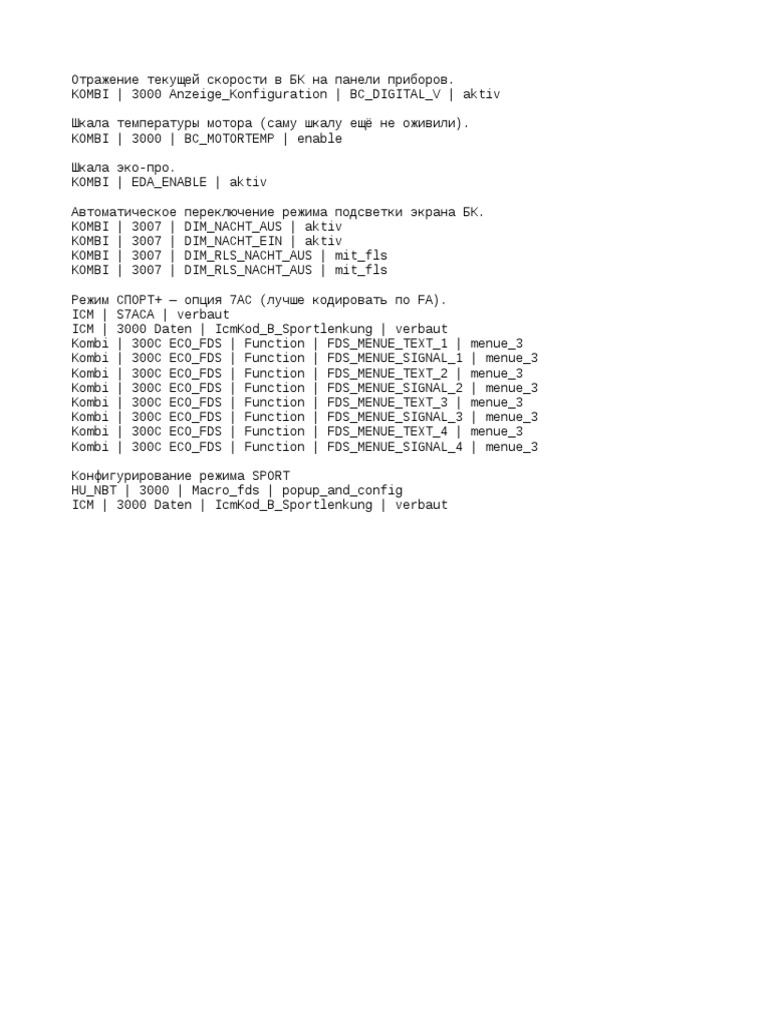 Coding For F Series | PDF