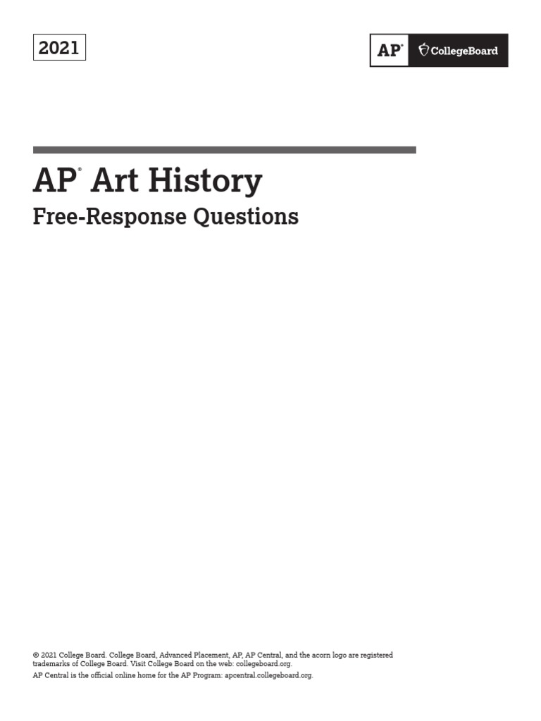 Ap21 FRQ Art History | PDF | Anno Domini | Science