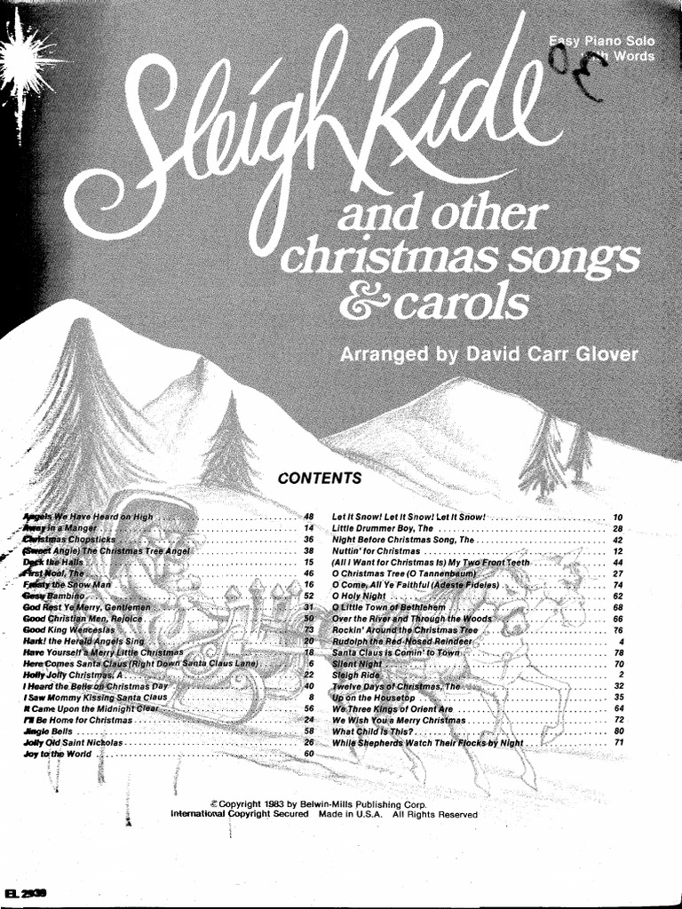 Christmas Carol Collection For Piano | PDF | Classical Music