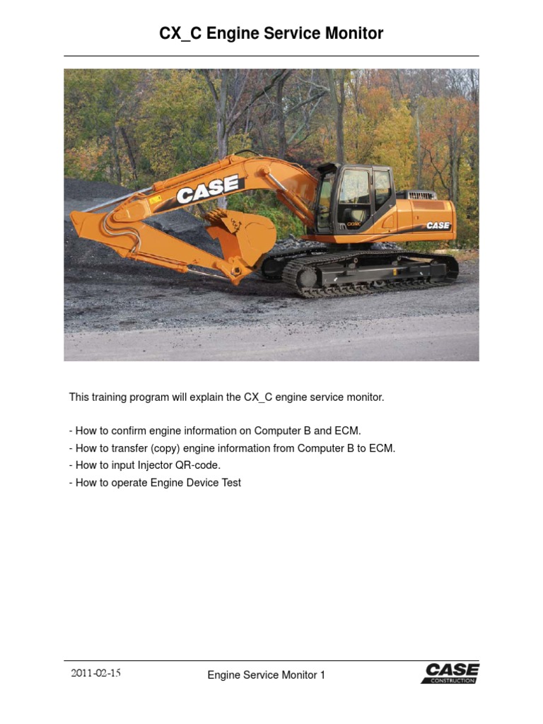 CX_C Engine Service Monitor Training | PDF | Turbocharger | Throttle