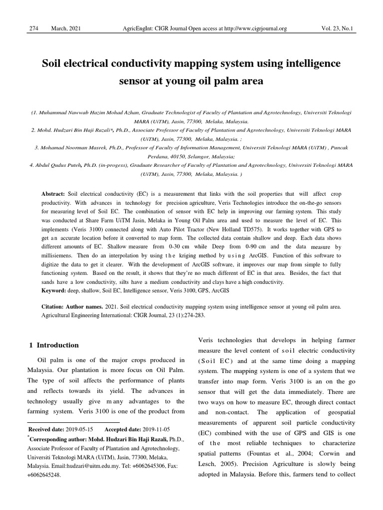 Cigr 2021 Journal | PDF | Porosity | Soil