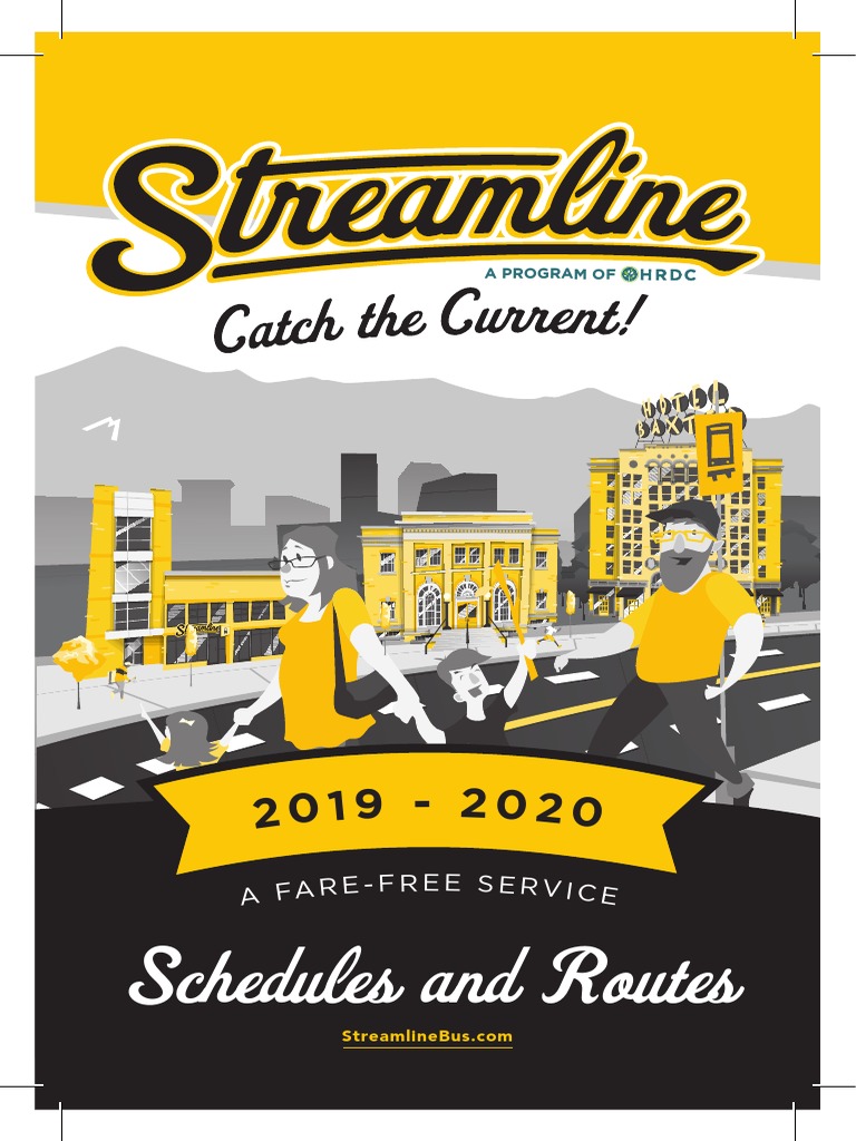 Streamline Bus Schedule Brochure 2019 2020 With Trim 1 | PDF | Bus ...